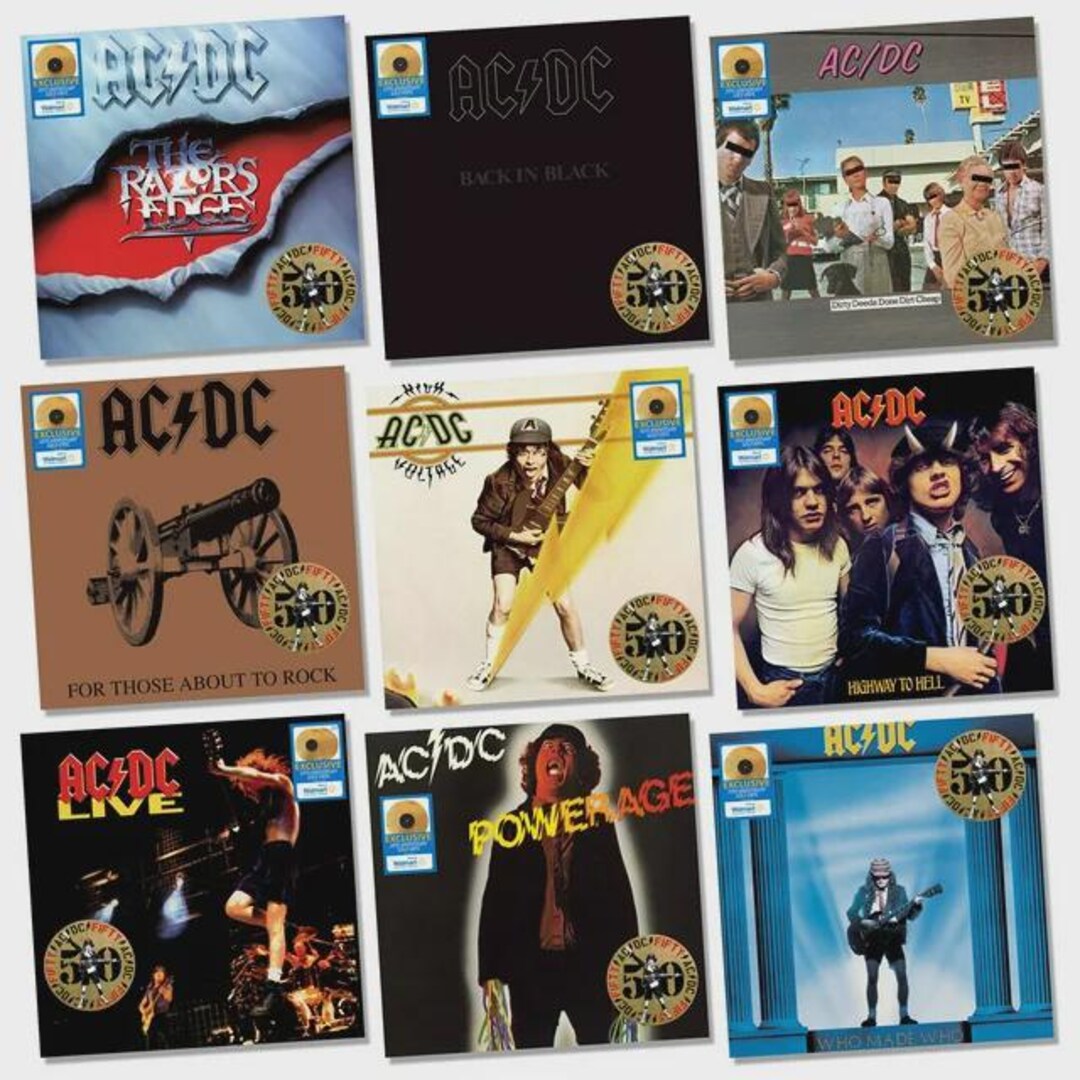 AC/DC- Complete USA Gold Vinyl Pack-all Original- Issues, Sealed Whith ...