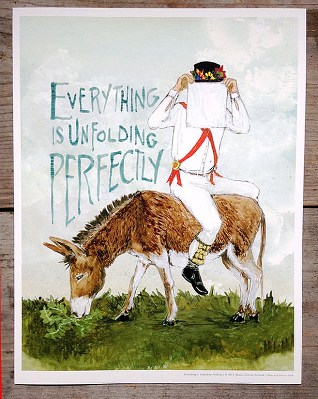 Everything is Unfolding Perfectly Print - Etsy