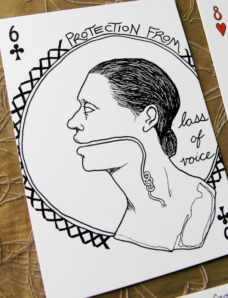 Loss of Voice Postcard Portable Fortitude | Etsy