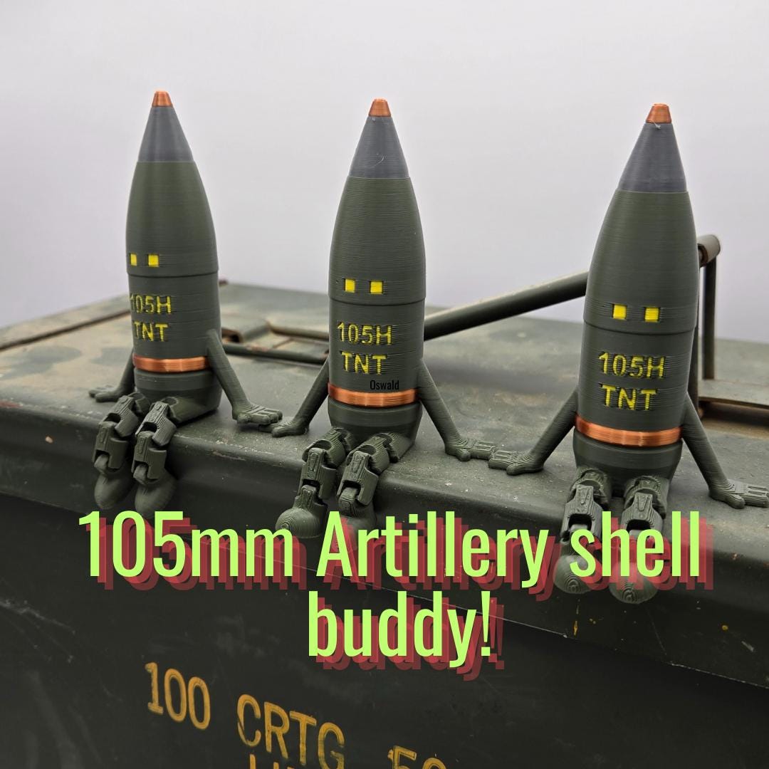 105mm Artillery Shell Buddy - Etsy