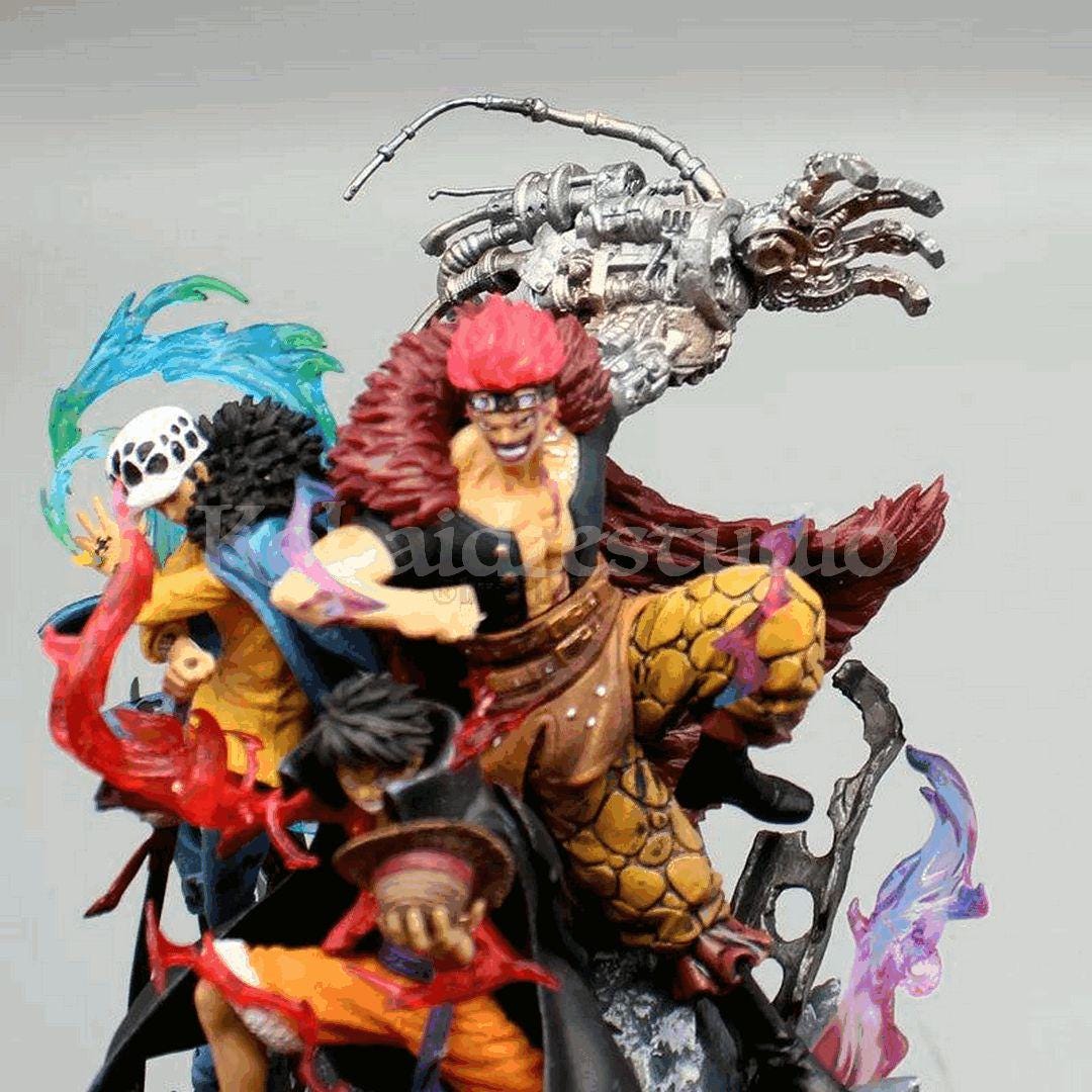 One Piece Luffy Kid Law Action Figure Statue Collection Gift Toy - Etsy