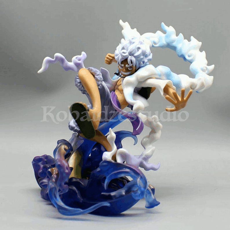 21cm One Piece Luffy Gear 5 Action Figure PVC Collectible Toy - Etsy