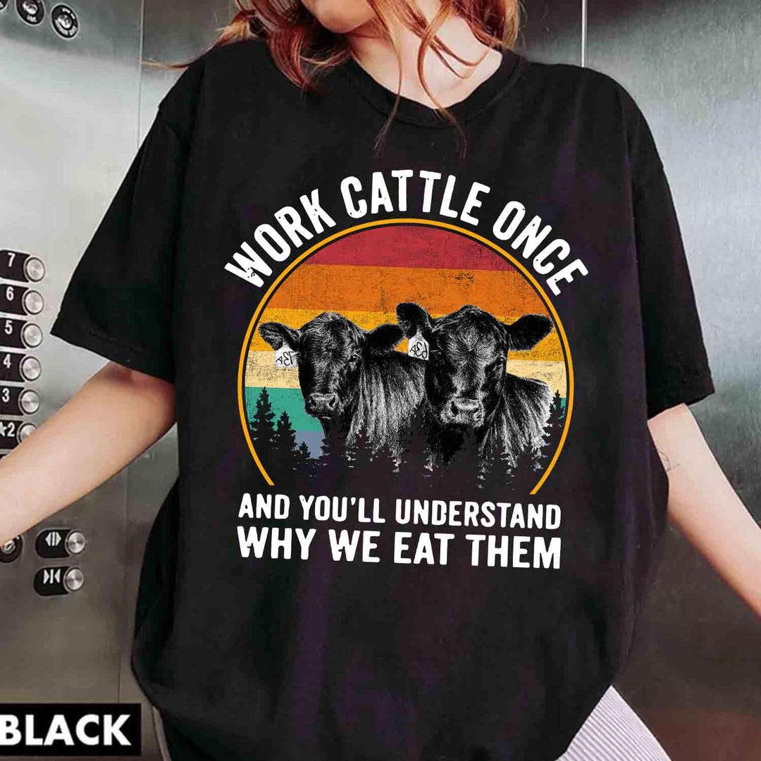 Funny Cow Work Cattle Once and You'll Understand Why We Eat Them Png ...