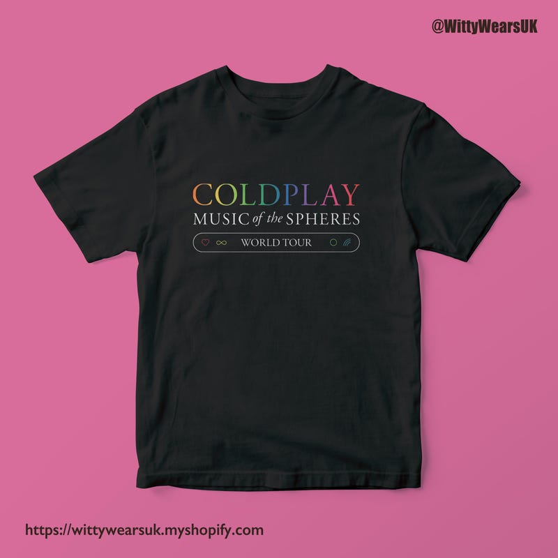 Coldplay Shirts - Etsy