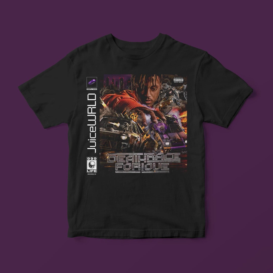 Juicewrld 999 DRFL Album Cover T-shirt, Unisex Tee, Death Race for Love ...