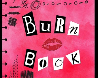 Burn Book Cover Svg - Etsy