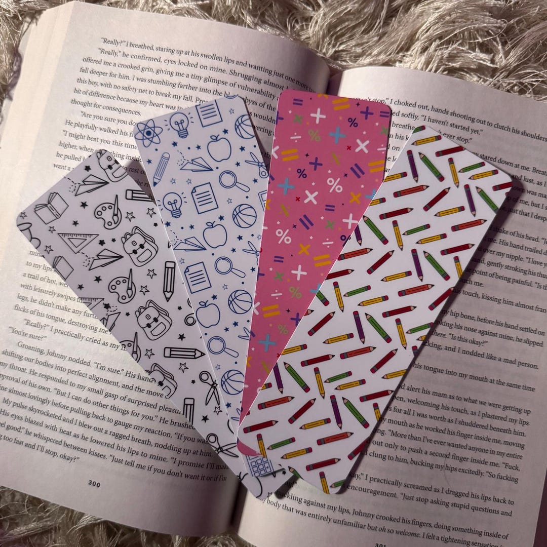 Colorful Educational Bookmarks for Students, Teachers & Book Lovers ...
