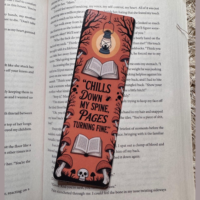Eerie Horror-inspired Bookmarks: Spooky Page Markers for Thriller ...