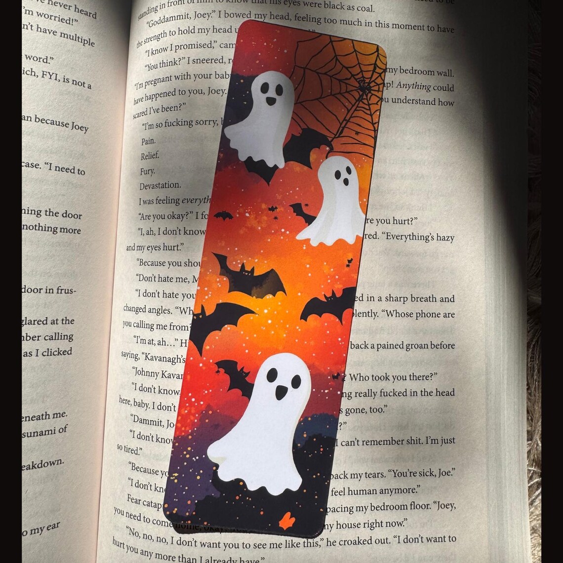 Spooky Ghost Bookmarks: Halloween Reading Accessories for Book Lovers ...