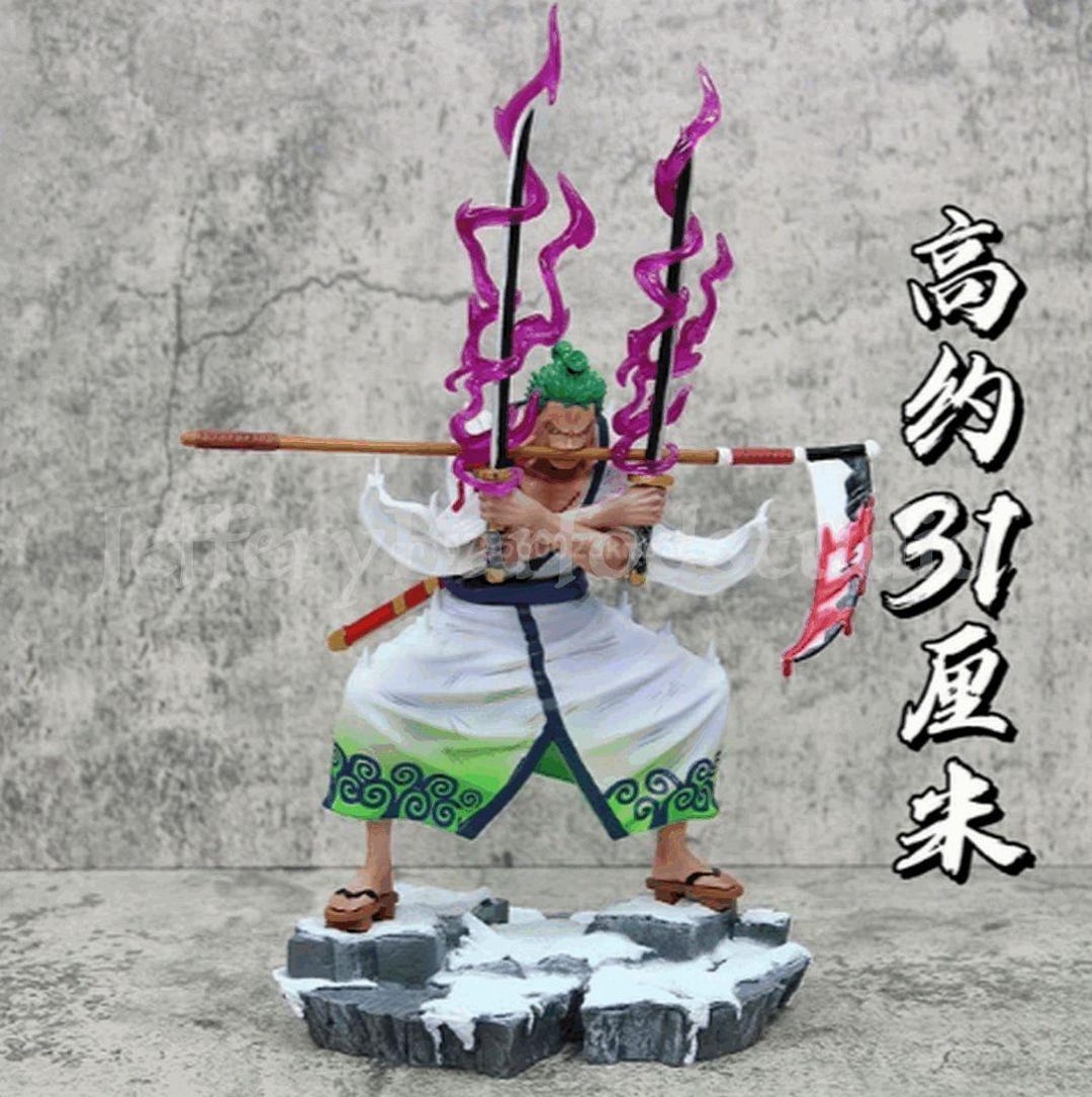 Roronoa Zoro 31cm Classic Figure One Piece Anime Statue Gift - Etsy