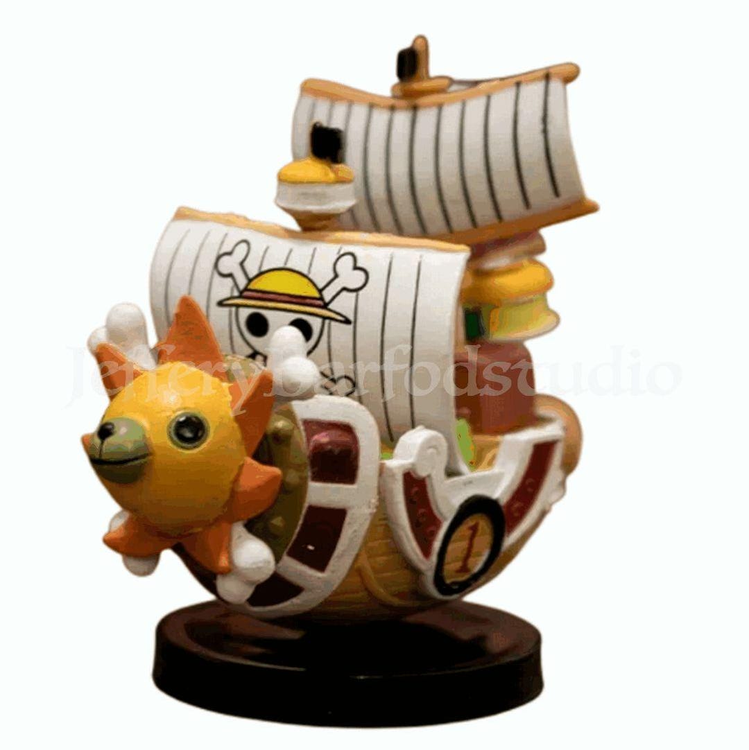 One Piece Luffy Mini Ship Going Merry Assembled Model Gift - Etsy