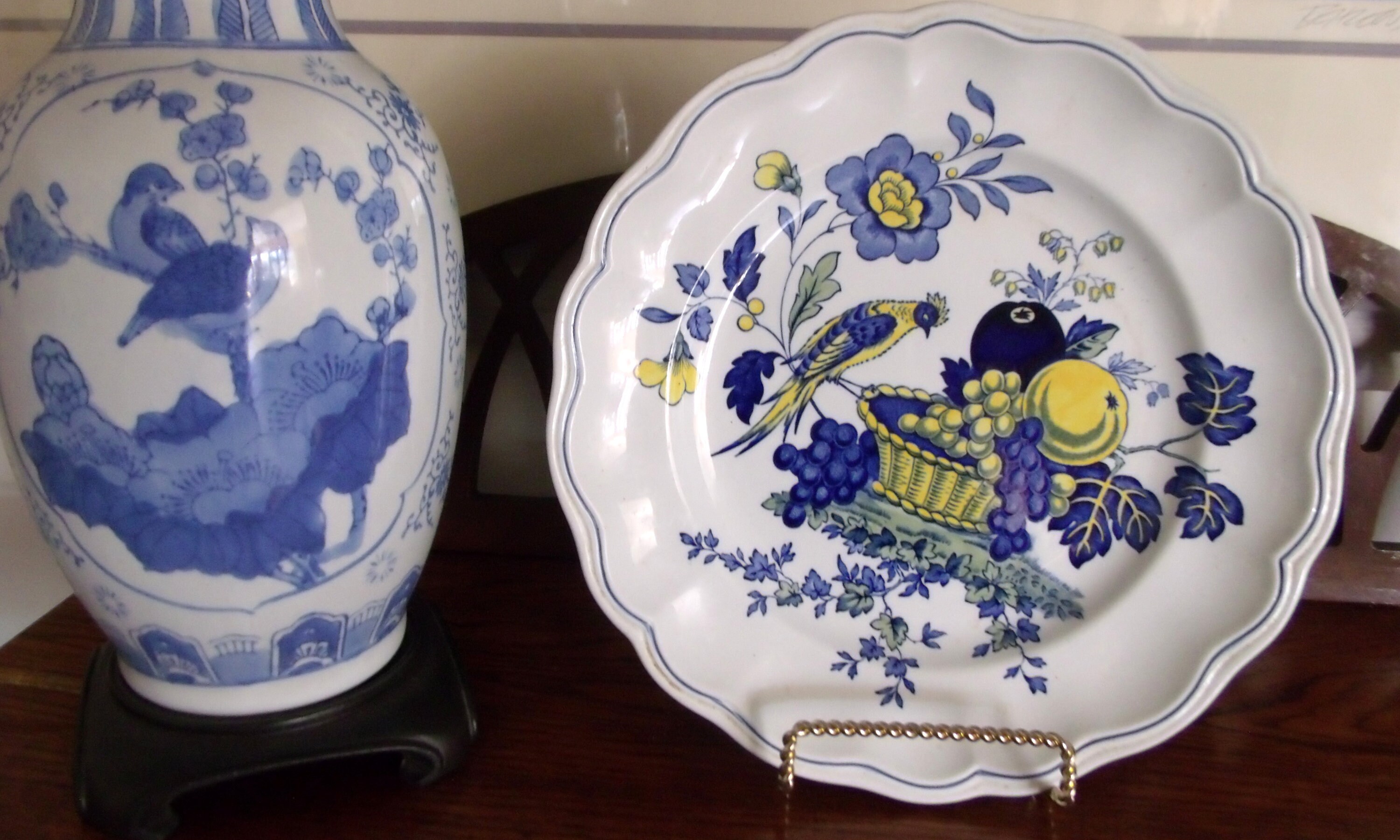 Vintage Copeland Spode Blue Bird Chinoiserie Plate Gallery Wall - Etsy
