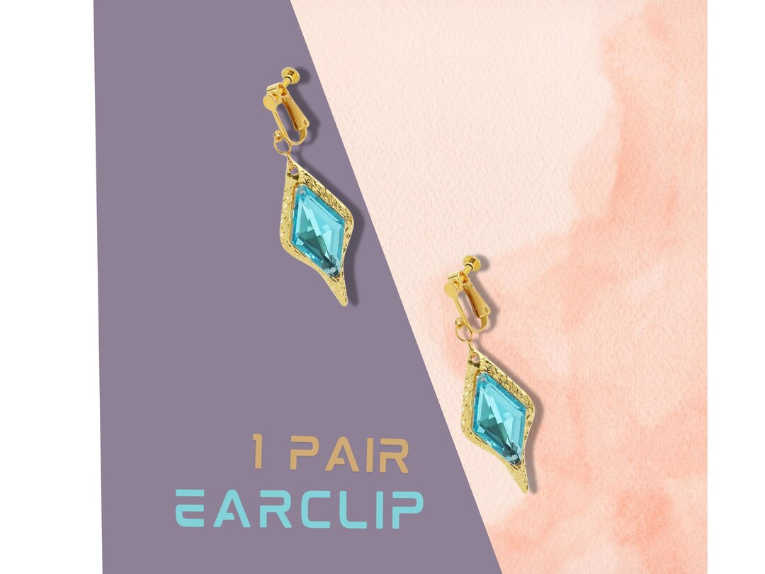 Kaeya Alberch Anime Earrings, Genshin Impact Anime Inspired Cosplay ...