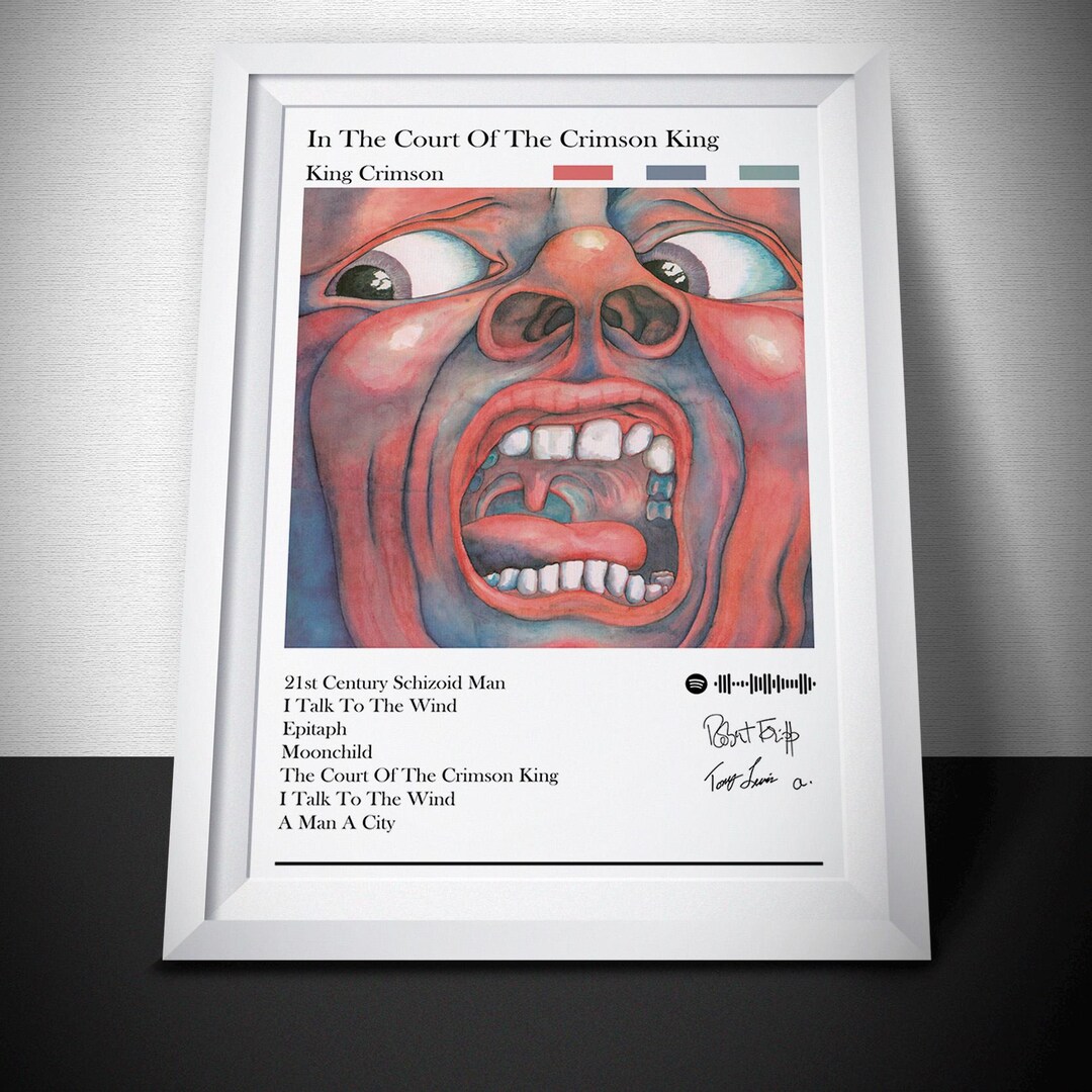 King Crimson Poster Print | in the Court of the Crimson King Album ...