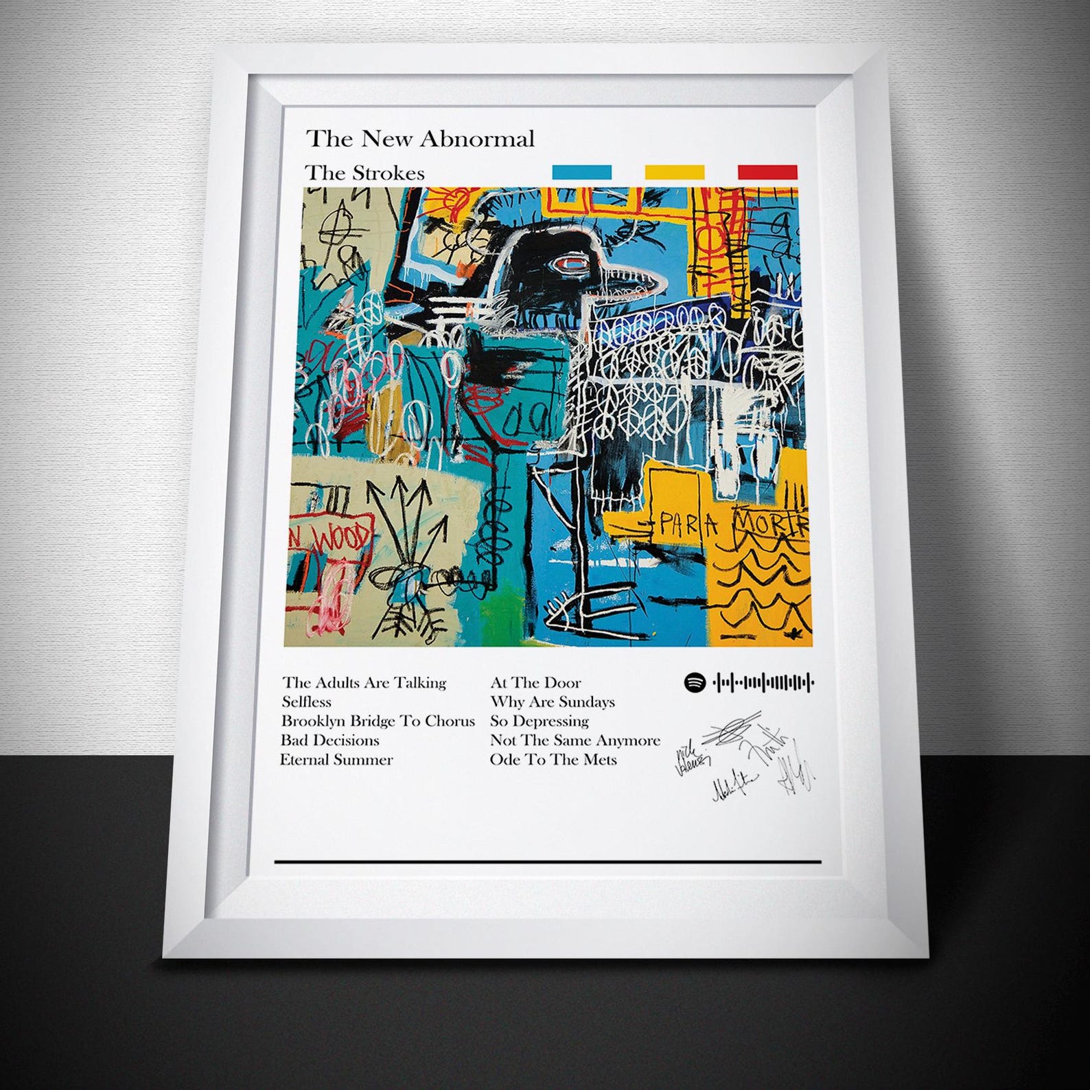 The Strokes Poster Print | the New Abnormal Album Poster | Music Poster | Album Cover Poster ...