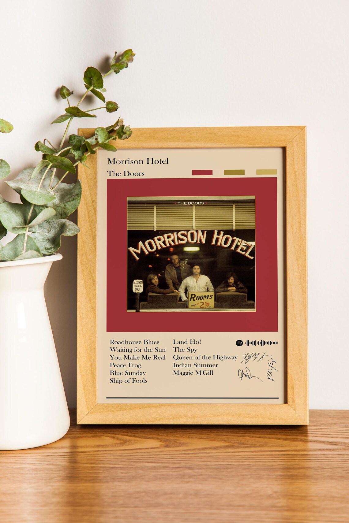 The Doors Poster Print | Morrison Hotel Album Poster | Music Poster ...