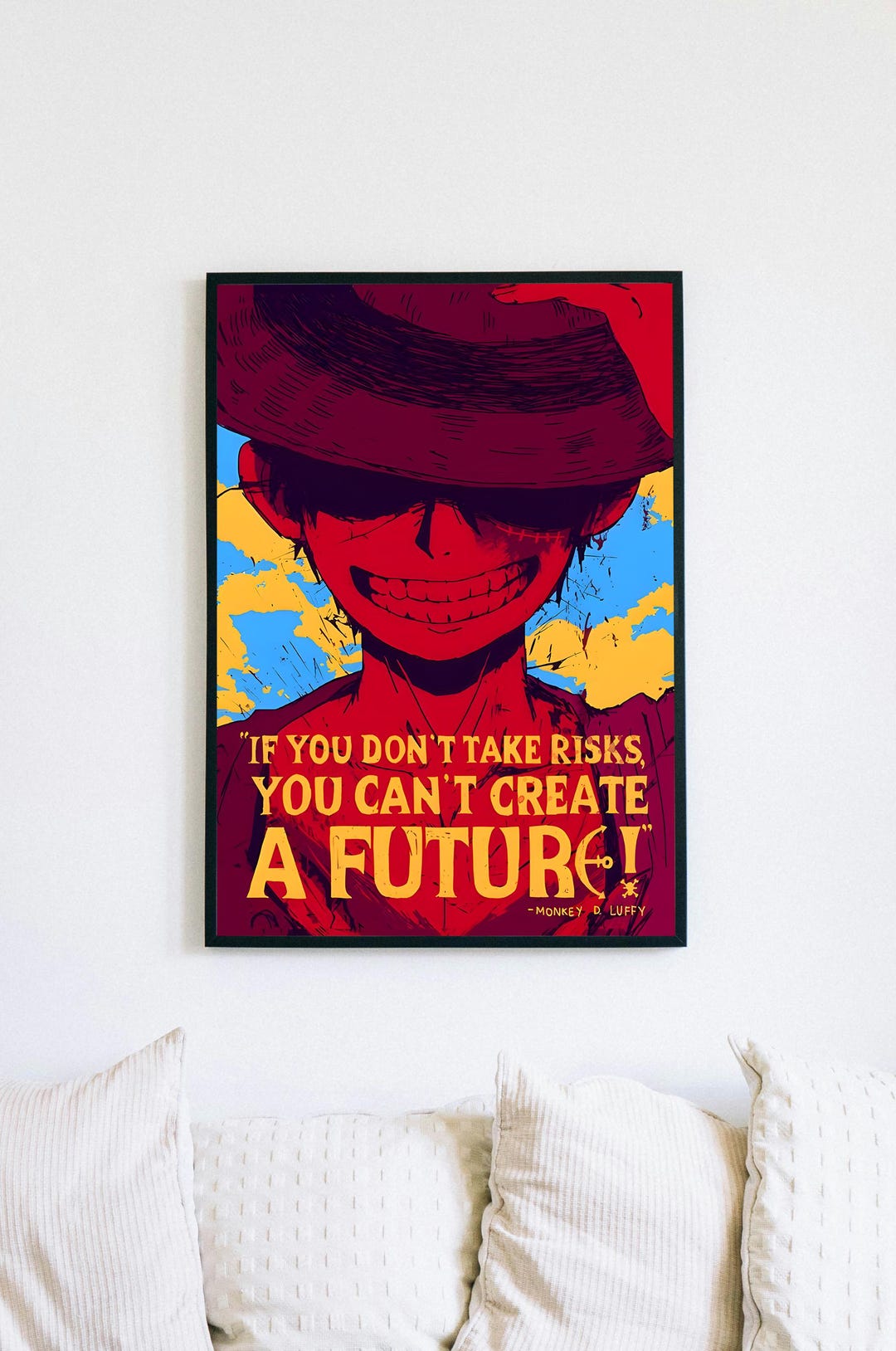 Monkey D. Luffy One Piece Poster Print | Anime Poster | Anime Prints ...