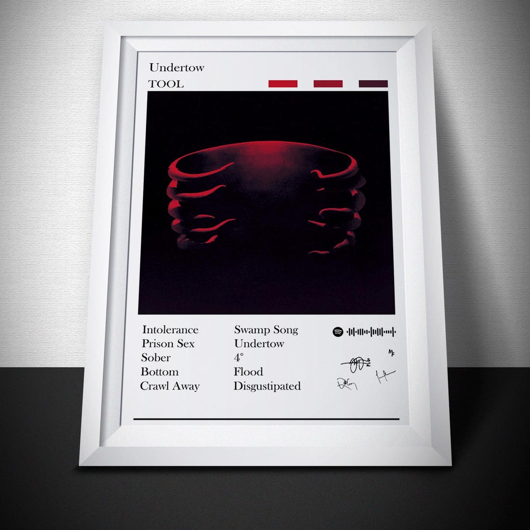 Tool Poster Print | Undertow Album Poster | Music Poster | Album Cover ...