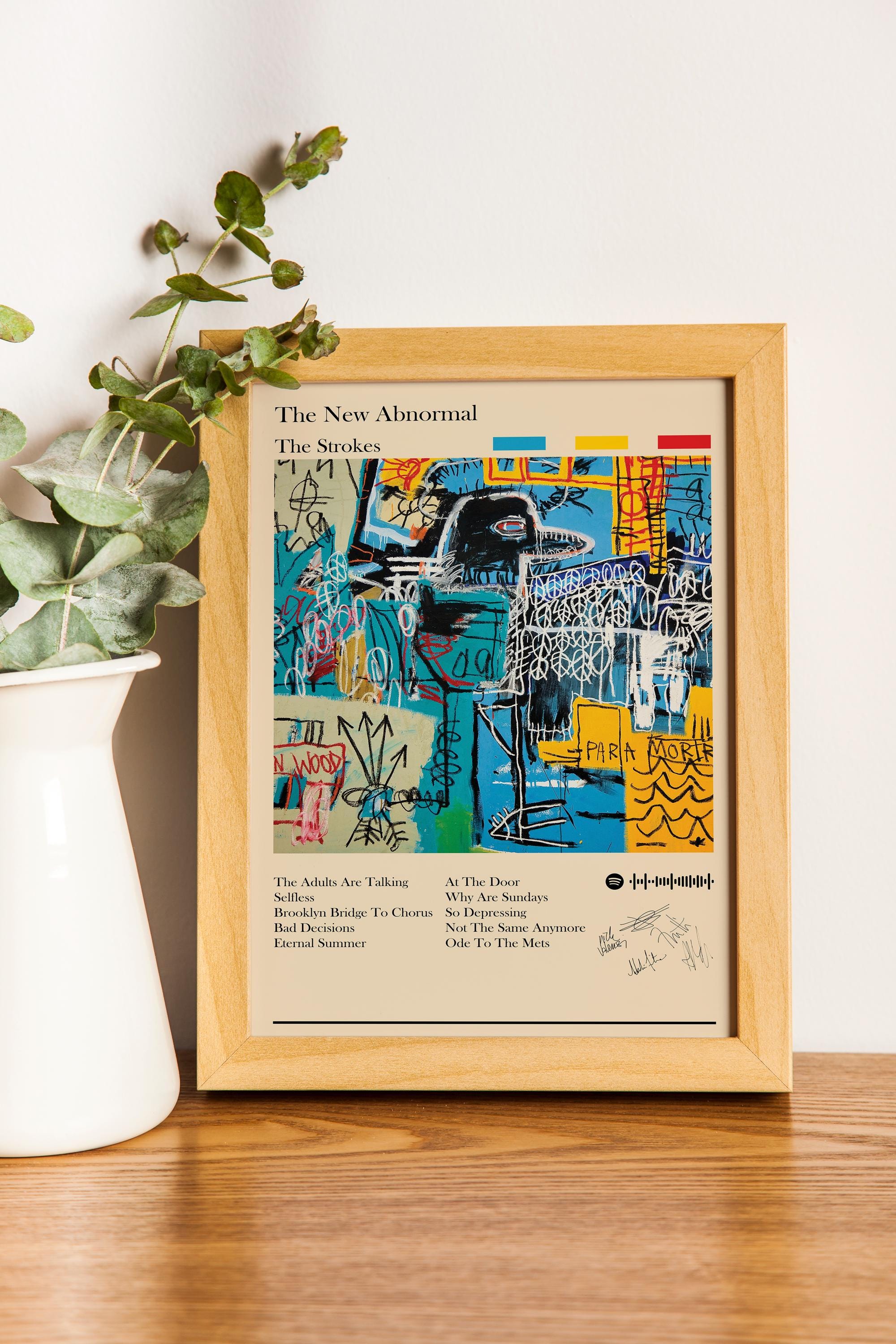 The Strokes Poster Print | the New Abnormal Album Poster | Music Poster | Album Cover Poster ...