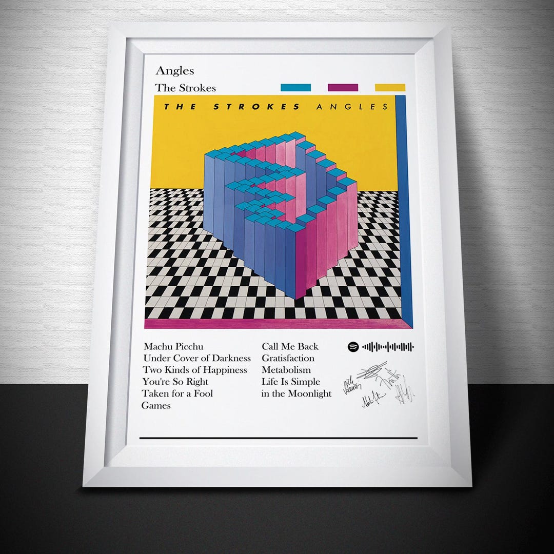 The Strokes Poster Print | Angles Album Poster | Music Poster | Album ...