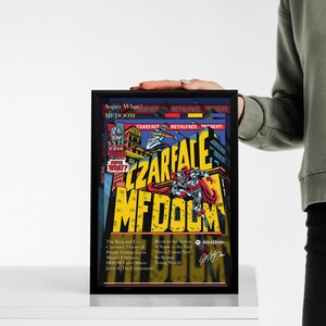 MF Doom Poster Print | Super What? Album Poster | Music Poster | Album ...