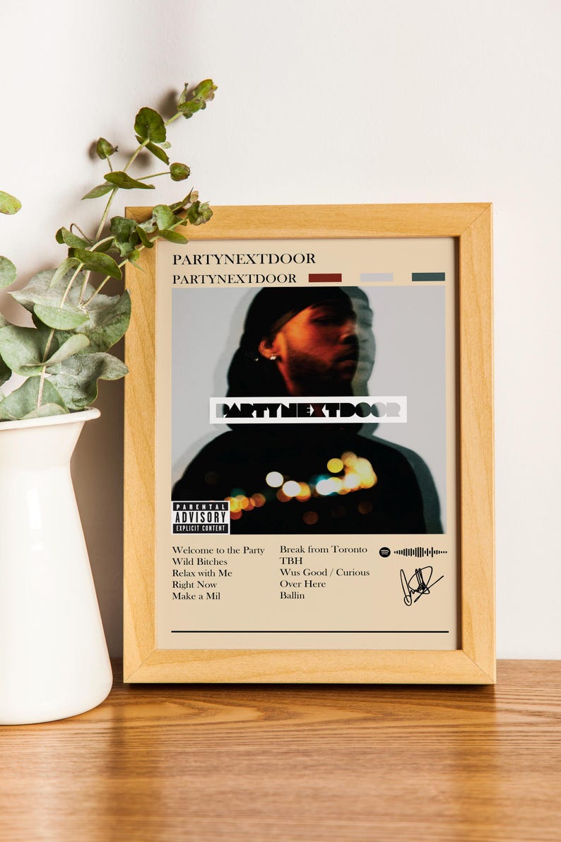Party Next Door Poster Print | Party Next Door Album Poster | Music ...