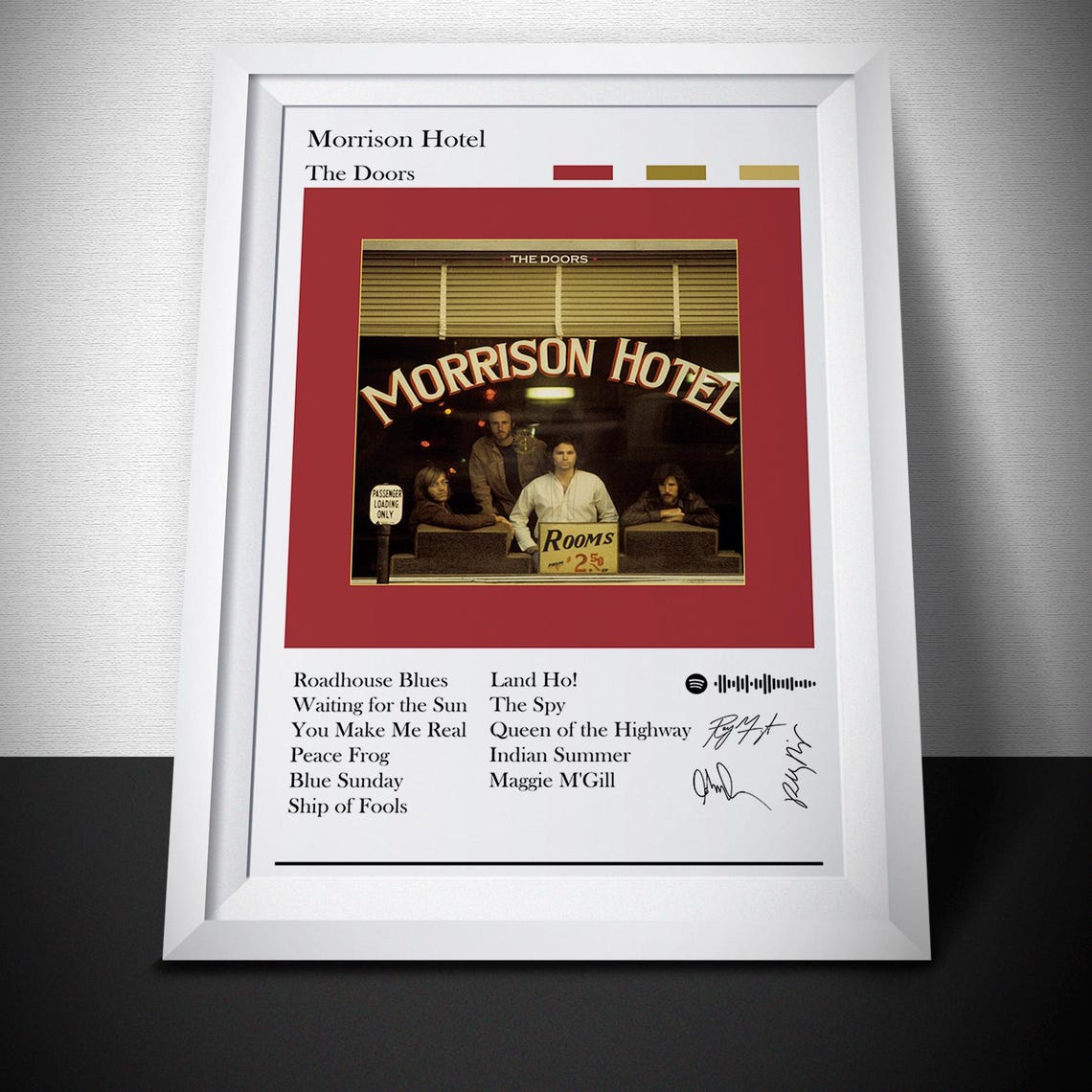 The Doors Poster Print | Morrison Hotel Album Poster | Music Poster ...