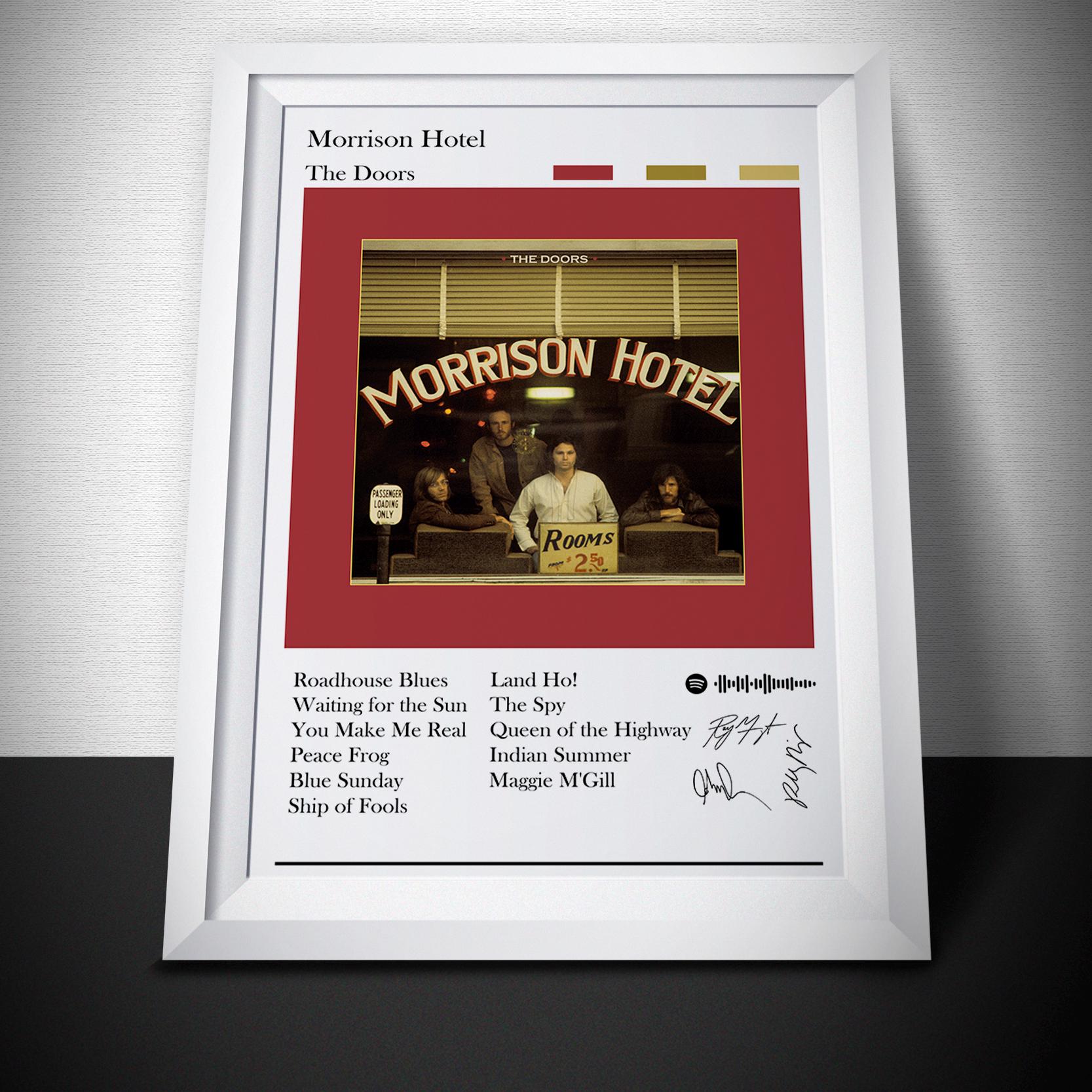 The Doors Poster Print | Morrison Hotel Album Poster | Music Poster ...