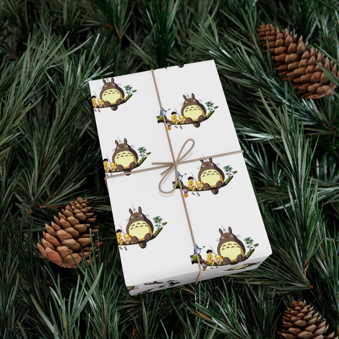 Totoro Gift Wrap Papers, Studio Ghibli Wrapping Paper - Etsy