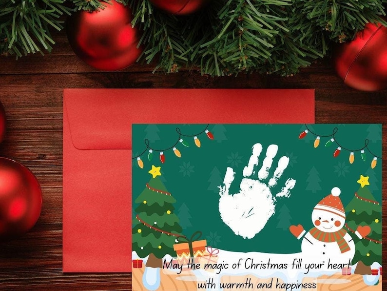 Snowman Printable Handprint Footprint Art | Cute Christmas Activity ...