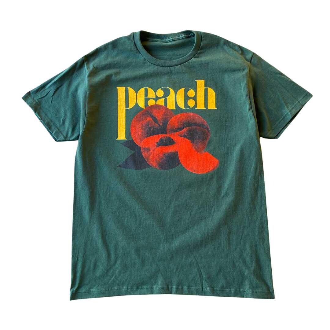 Peach V2 Graphic T-shirt Cotton Polyester, Minimalist Unisex Tee ...