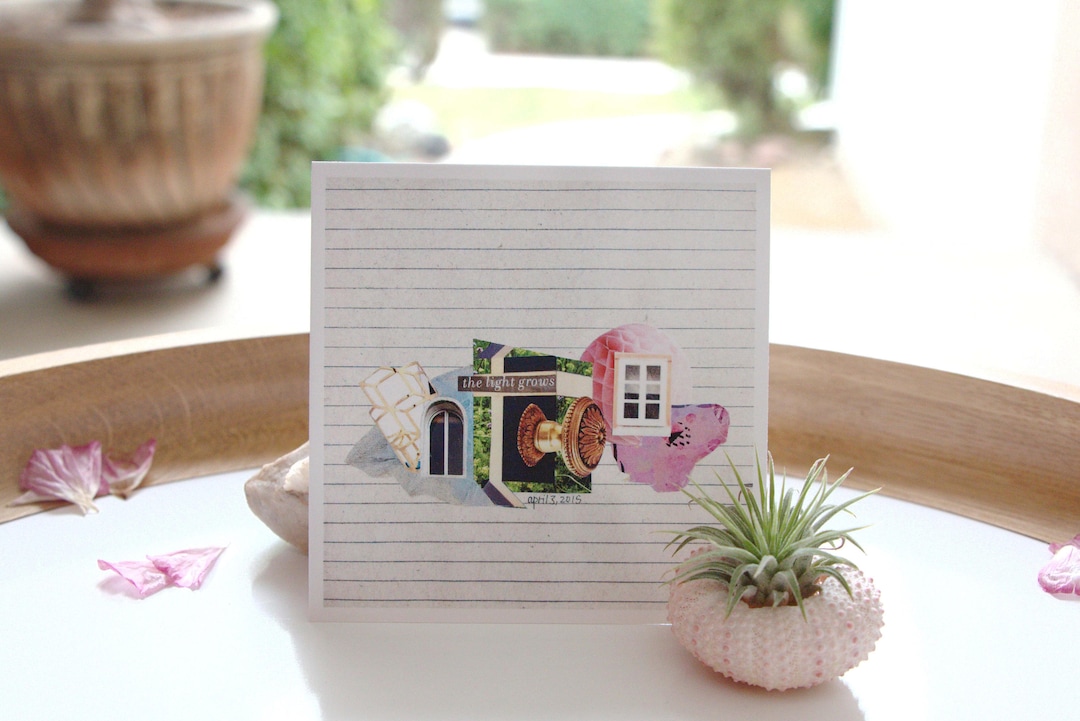 House Collage - "light Grows" Print, Magazine Collage, Photograph ...