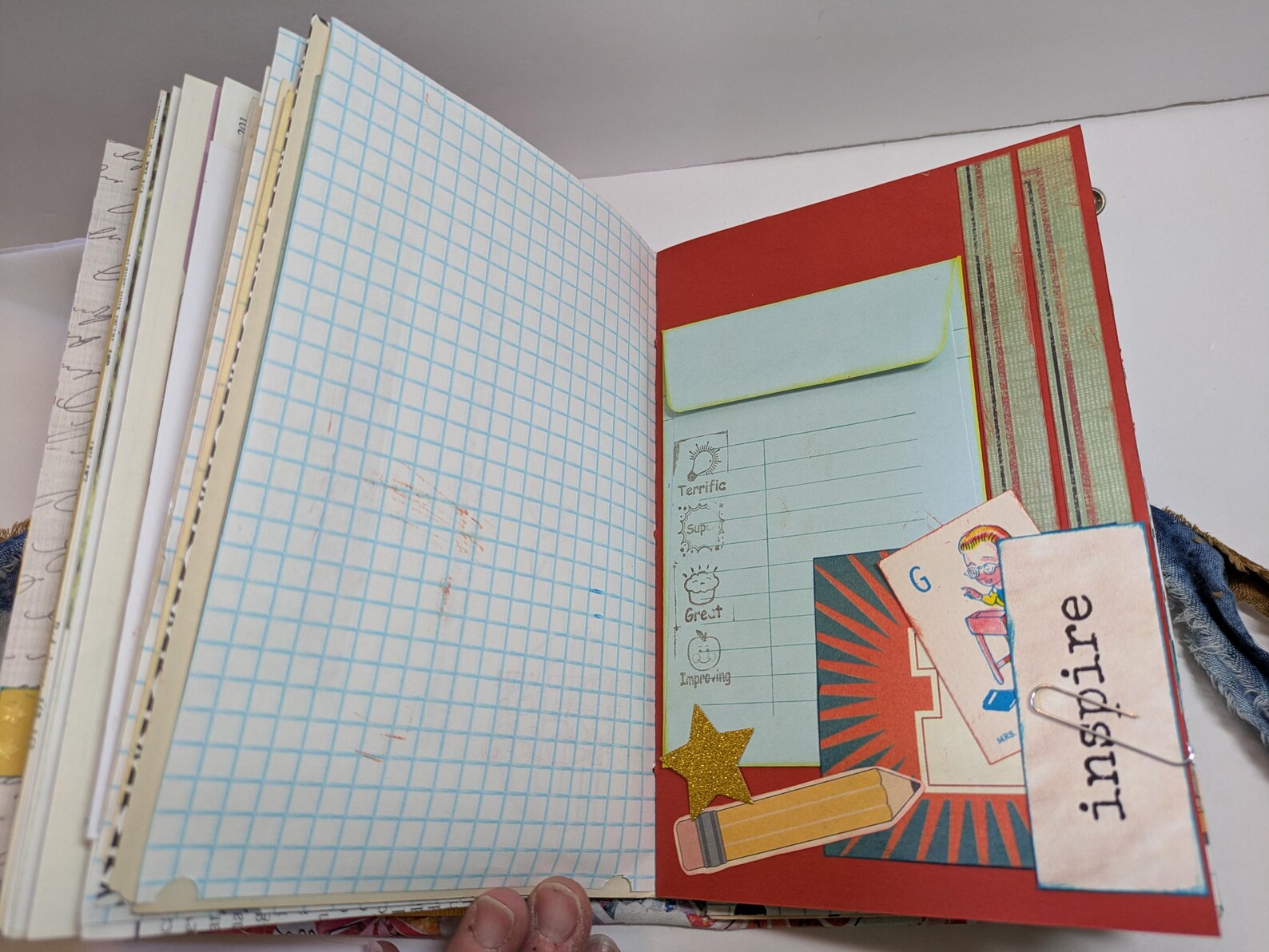 Vintage Inspired School or Teacher Themed Junk Journal - Etsy