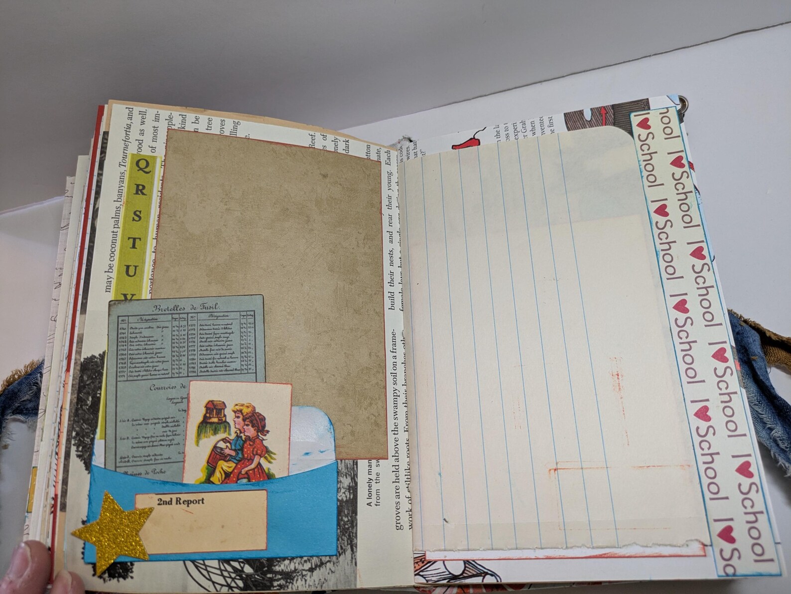 Vintage Inspired School or Teacher Themed Junk Journal - Etsy