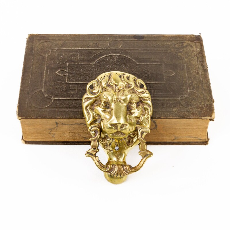 Lion Knocker Drawer Pull - Etsy