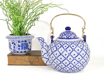 Blue and White Porcelain Afternoon Tea Set - Etsy