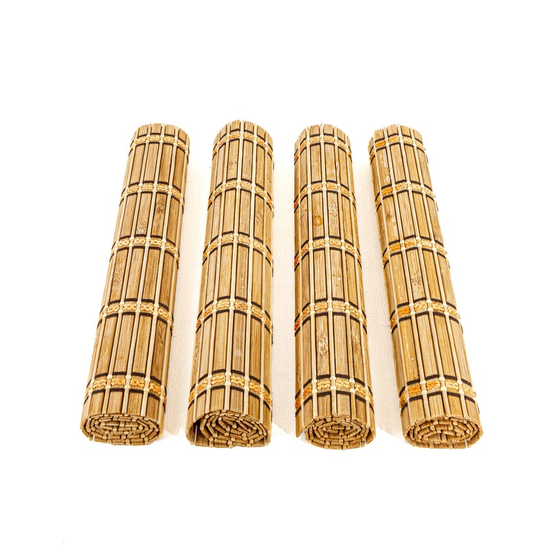 Bamboo Table Placemats - Etsy