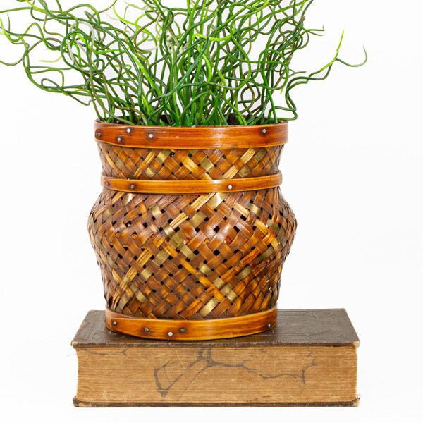 Wicker Planter - Etsy