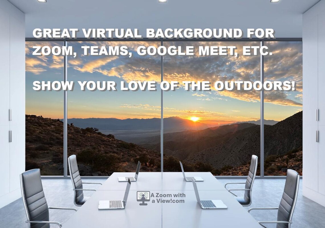 Zoom Virtual Backgrounds Landscapes National Parks Joshua Tree Key ...