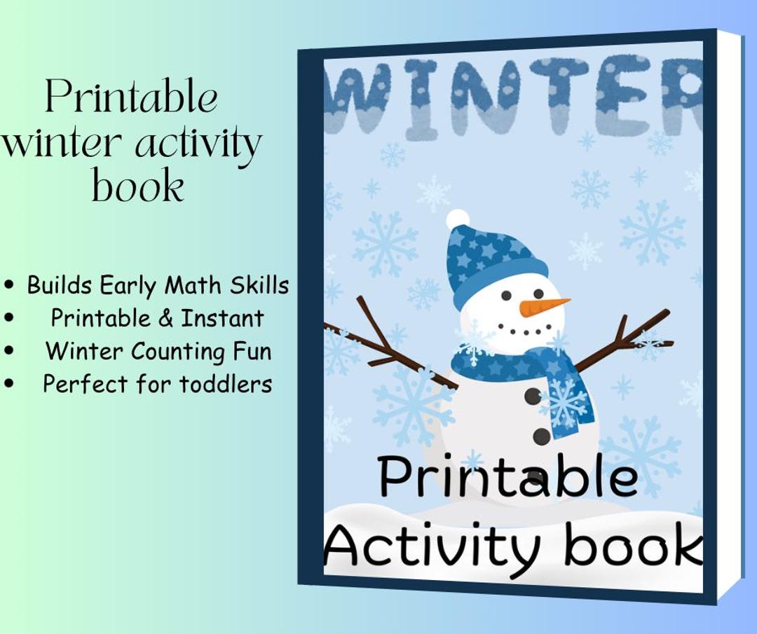 Printable Winter Activity Book for Kids: 10 Fun and Educational ...