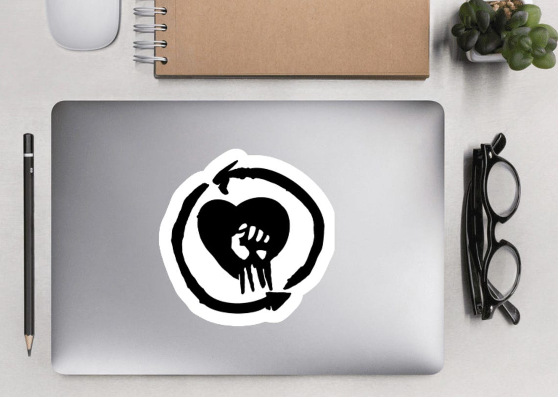 Sticker of Rise Against Band Logo - Etsy