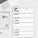VFR Pilot Flight Lesson Notes Pad Template Aviation Sheet for Student ...