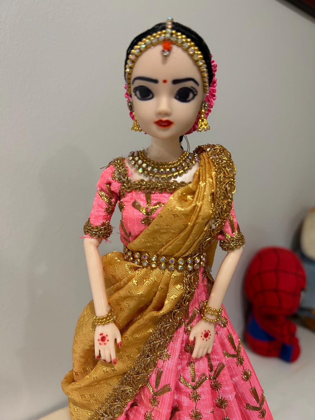 Traditional Indian Style Half Saree Doll for Sale. Half Saree Dolls ...