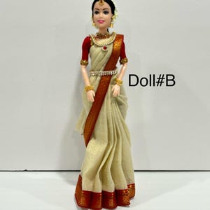 Indian Saree Doll. Indian Barbie. Birthday Gift for Her. Indian Bride ...