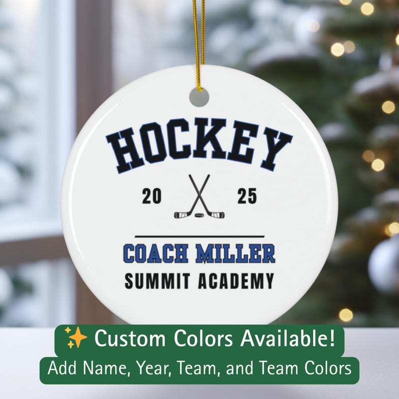 Dad/ Hockey Coach Ornament - Etsy Canada