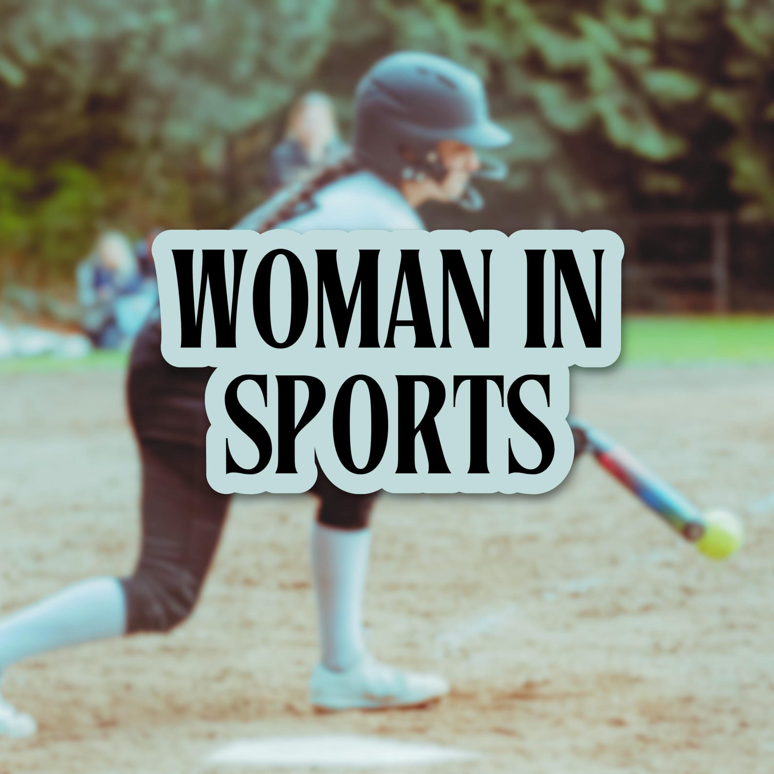 Women in Sports Diecut Sticker - Etsy