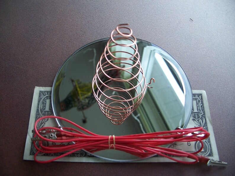 Spiral COPPER Coil Clockwise ANTENNA for Radionics, Wish Machines, Wish ...
