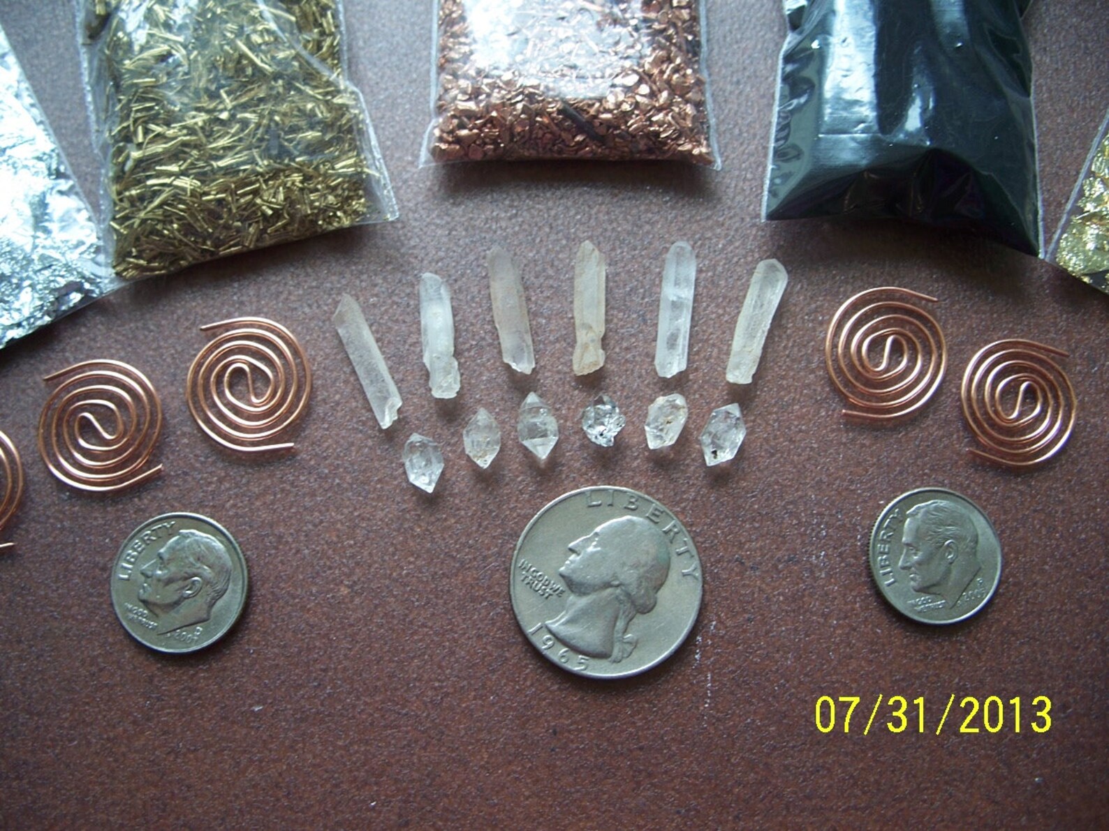 Orgone Making Supplies Kit for 6 Small Orgone Projects Crystals, All ...