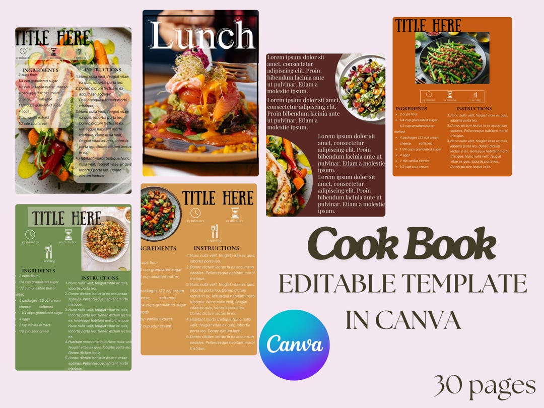 Cookbook Template | Recipe Book Template Cook Book Template Recipe ...