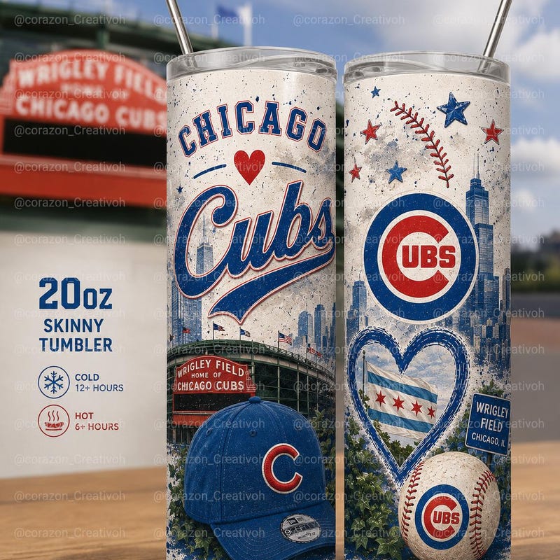 Cubs Baseball Stencil - Etsy